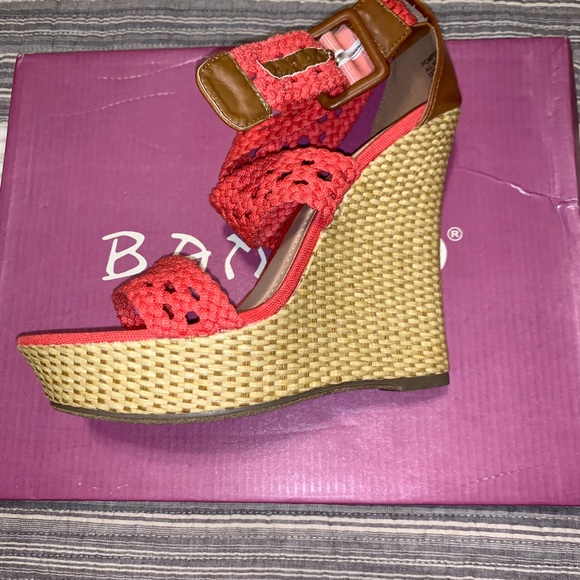 BAMBOO | Shoes | Bamboo Women Pompey39 High Wedge Sandals | Poshmark